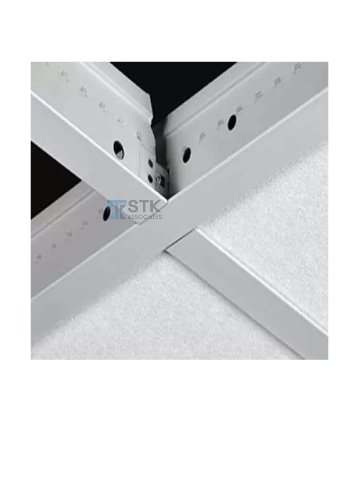 Gyproc grid channels - Interior Design Material Showroom in Kerala