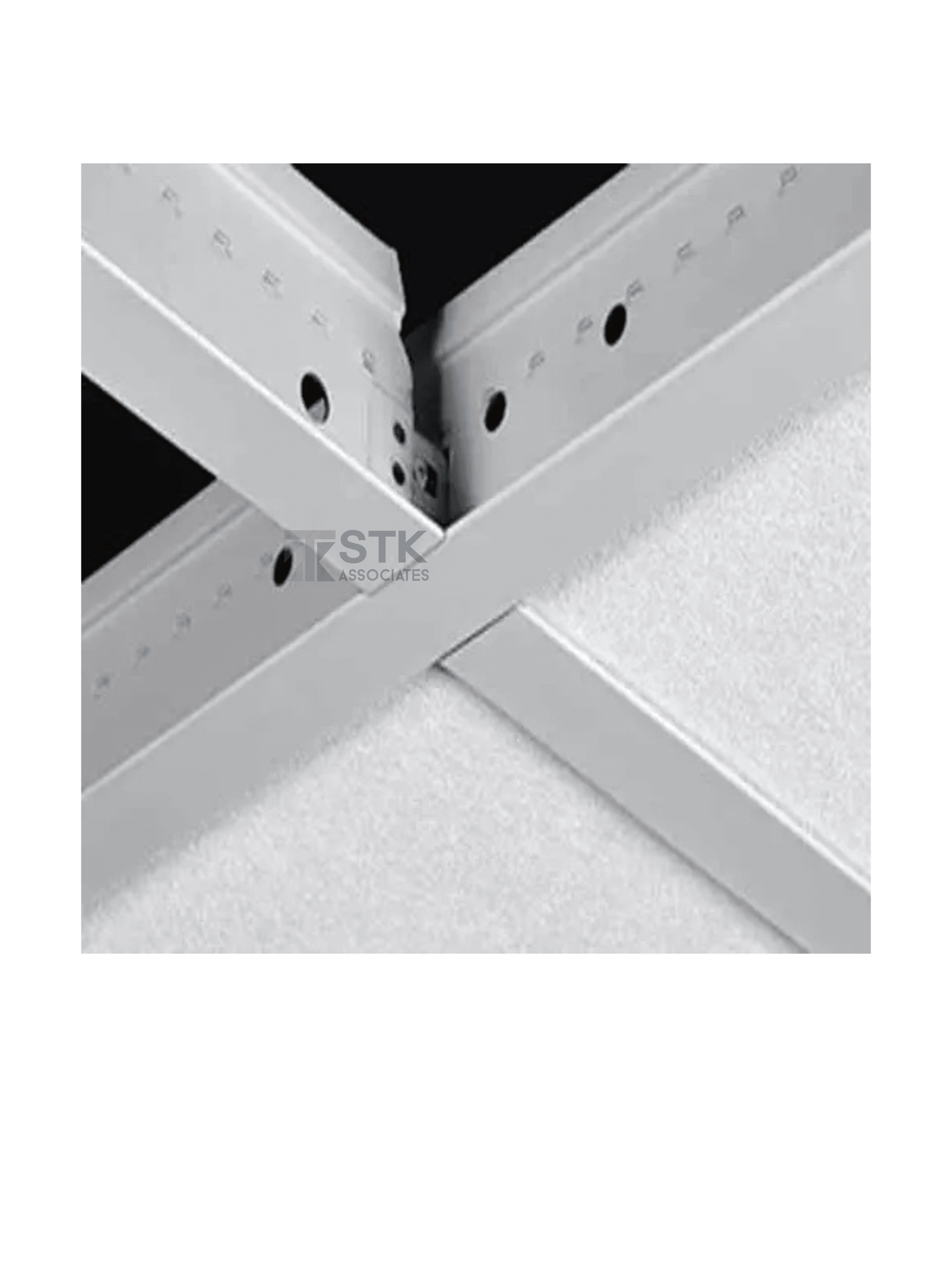 Gyproc grid channels - Interior Design Material Showroom in Kerala